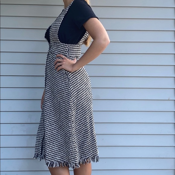 Zara | Dresses | Nwt Zara Black White Pattern Medium | Poshmark